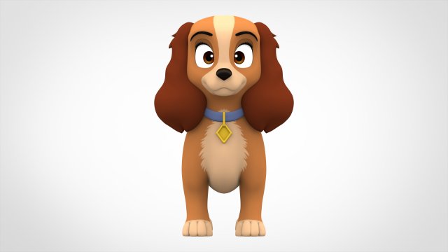 Annette 3D Model in Dog 3DExport