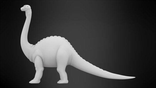 Bron 3D Model in Dinosaur 3DExport