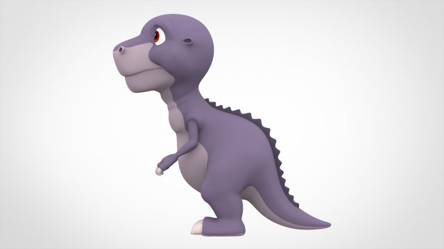 Chomper 3D Model in Dinosaur 3DExport