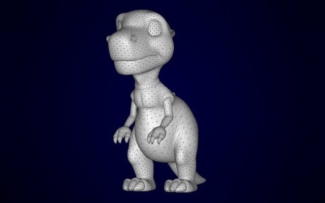 Chomper 3D Model in Dinosaur 3DExport