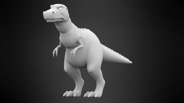 Red Claw 3D Model in Dinosaur 3DExport