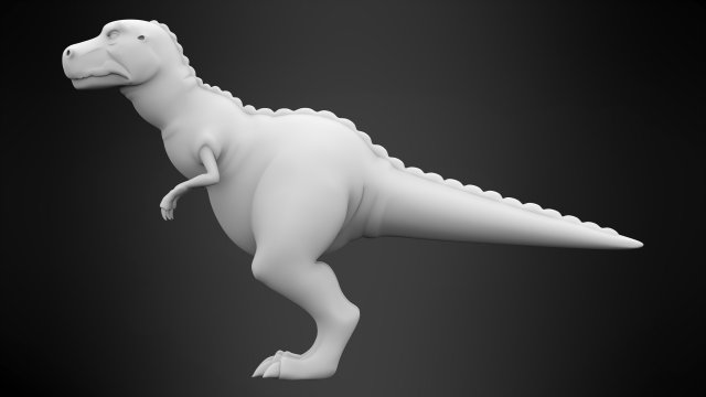 Red Claw 3D Model in Dinosaur 3DExport