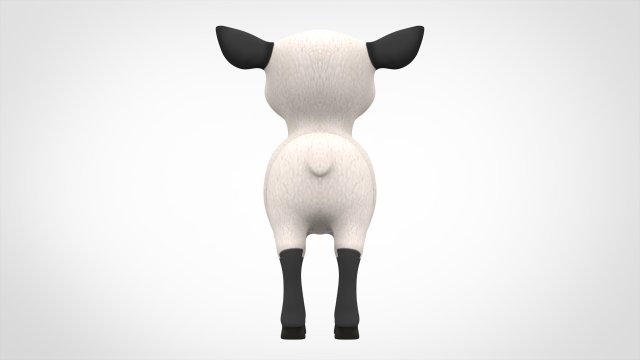 Sheep 3D Model in Sheep 3DExport