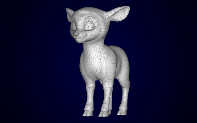 Sheep 3D Model in Sheep 3DExport