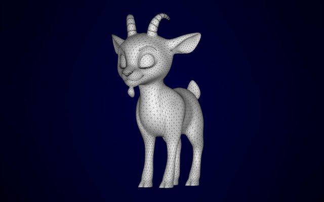 Goat 3D Model in Other 3DExport