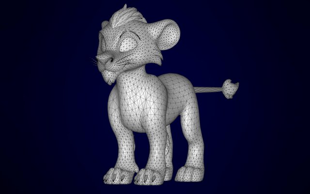 Scar Cub 3D Model in Wildlife 3DExport