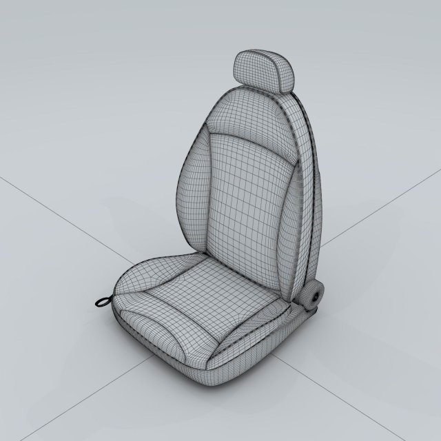 transportation - car seats 3D Model in Compact Cars 3DExport