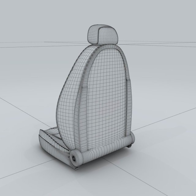 transportation - car seats 3D Model in Compact Cars 3DExport