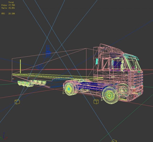 transportation truck 35600 3D Model in Compact Cars 3DExport