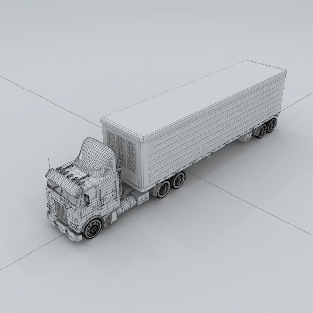 transportation truck 36061 3D Model in Compact Cars 3DExport