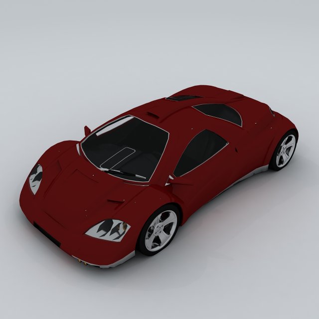 vehicle - supercar car 07 3D Model in Compact Cars 3DExport