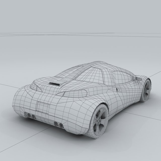 vehicle - supercar car 07 3D Model in Compact Cars 3DExport