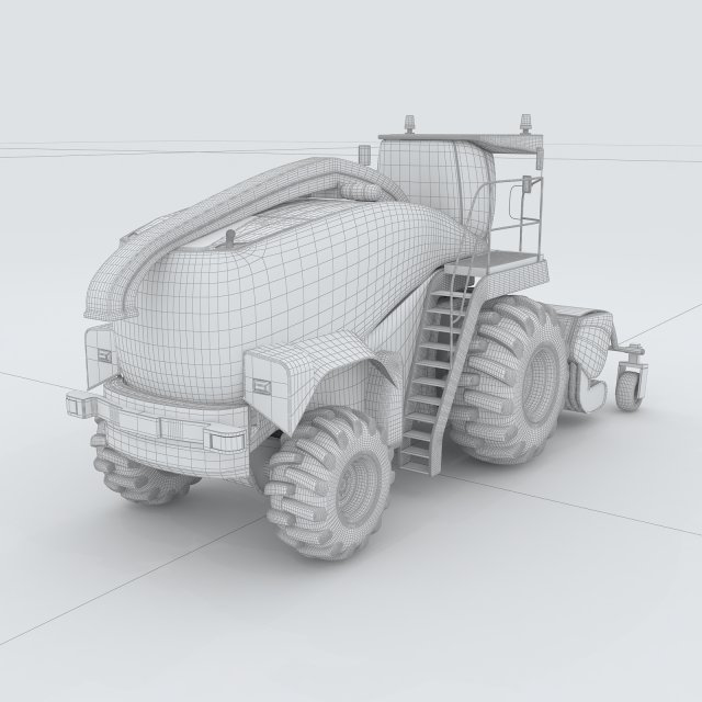 vehicle harvester 231 3D Model in Compact Cars 3DExport