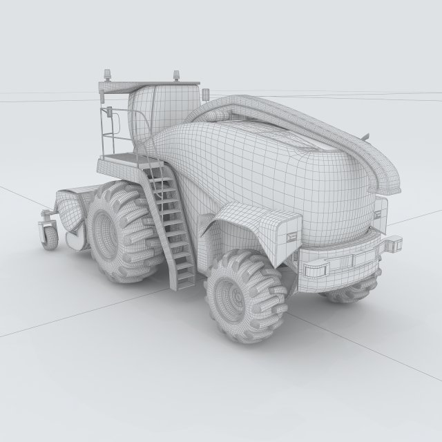 vehicle harvester 231 3D Model in Compact Cars 3DExport