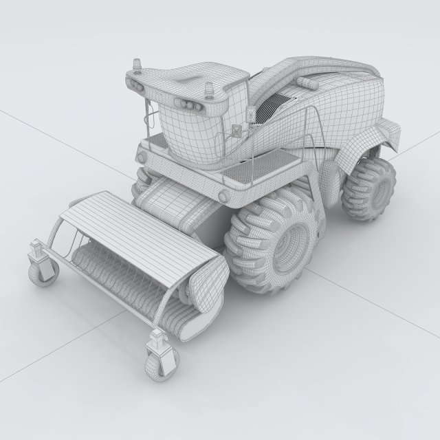 vehicle harvester 231 3D Model in Compact Cars 3DExport