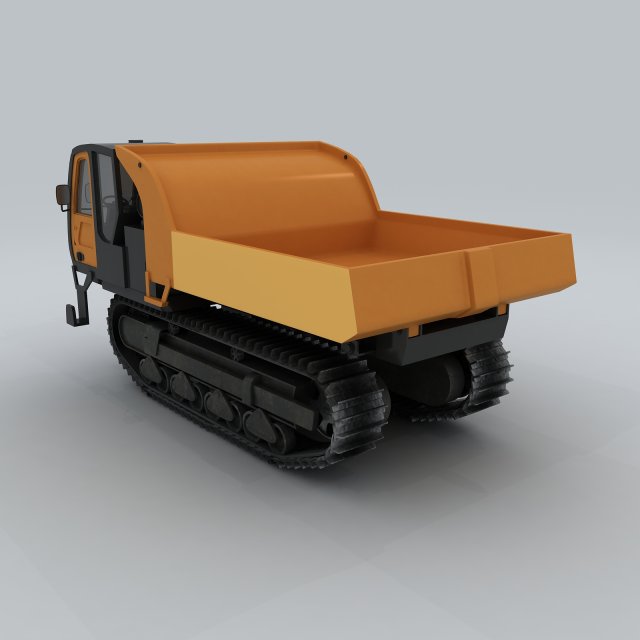vehicle tracked vehicle 3D Model in Compact Cars 3DExport