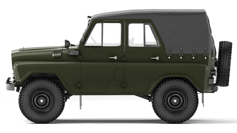 UAZ 469 1970 3D Model in SUV 3DExport