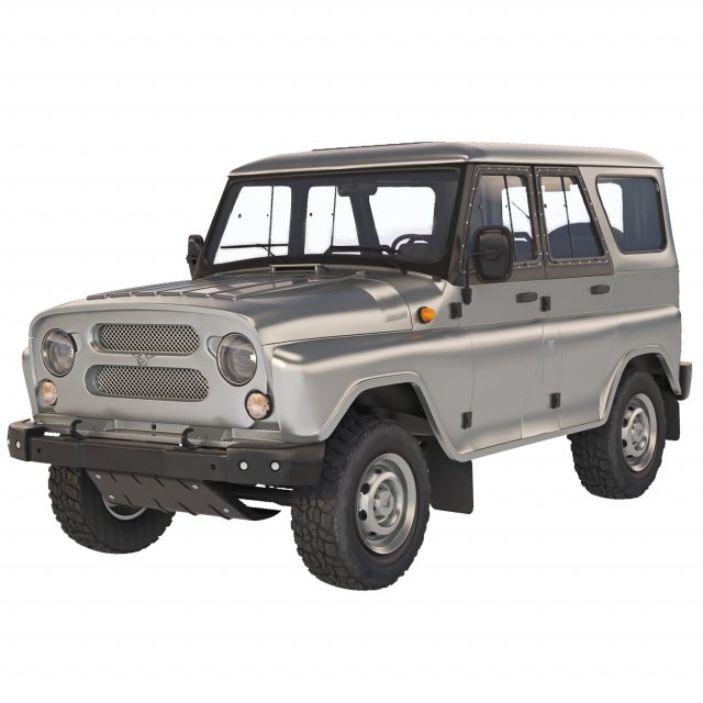 UAZ Hunter 2017 3D Model in SUV 3DExport