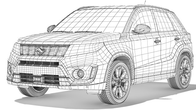 Suzuki Vitara 2019 3D Model in SUV 3DExport