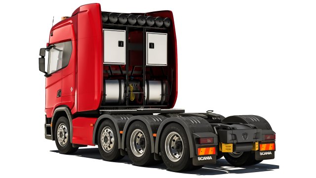 Scania R730 8X4 2020 3D Model in Truck 3DExport