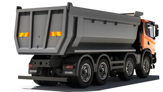 Scania G500 XT 8x4 tipper 2022 3D Model in Truck 3DExport