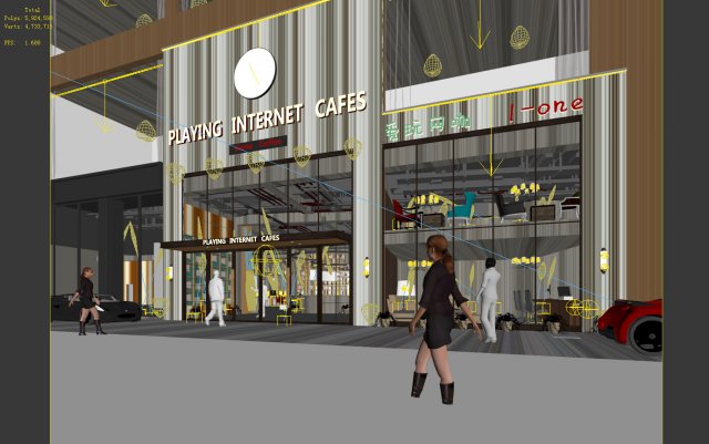 commercial building design 01 3D Model in Office 3DExport