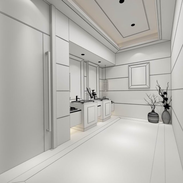 bathroom design complete model 178 3D Model in Bathroom 3DExport