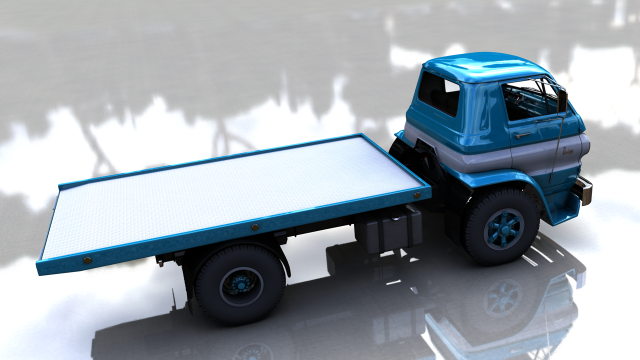 dodge l700 truck 1966 3D Model in Classic Cars 3DExport