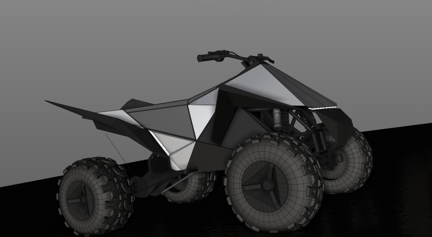 TESLA CYBERQUAD ATV 2019 3D Model in Motorcycle 3DExport