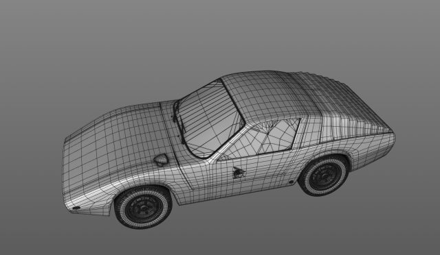 porsche 911 hls 1967 3D Model in Sport Cars 3DExport