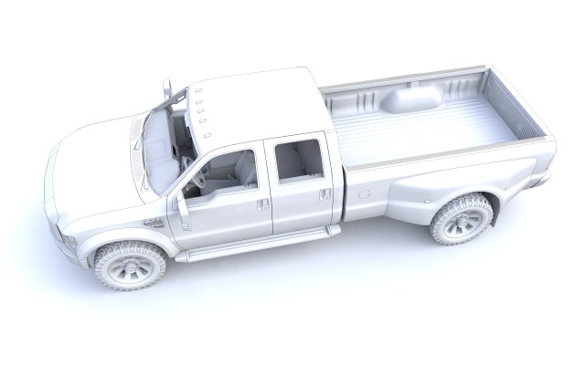 F250 XL Super Duty 2009 3D Model in Truck 3DExport