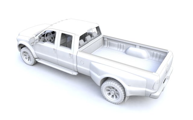 F250 XL Super Duty 2009 3D Model in Truck 3DExport