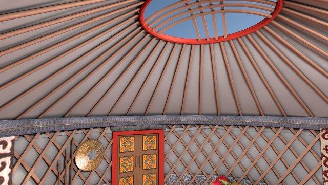 Yurt Free 3D Model in Other 3DExport