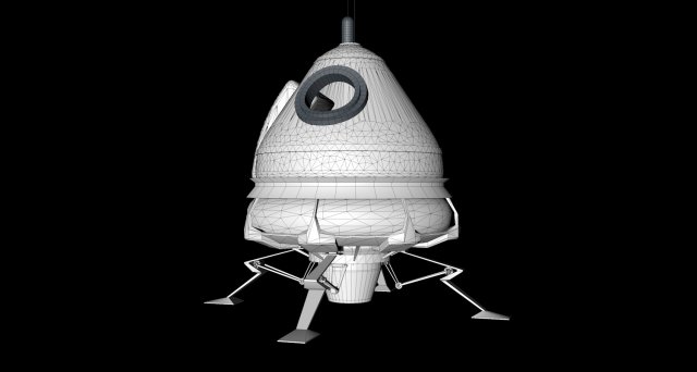 Martian module Free 3D Model in Fantasy Spacecraft 3DExport