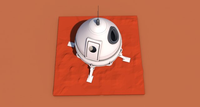 Martian module Free 3D Model in Fantasy Spacecraft 3DExport