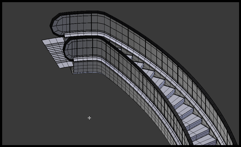 Spiralator - curved escalator 3D Model in Store Spaces 3DExport