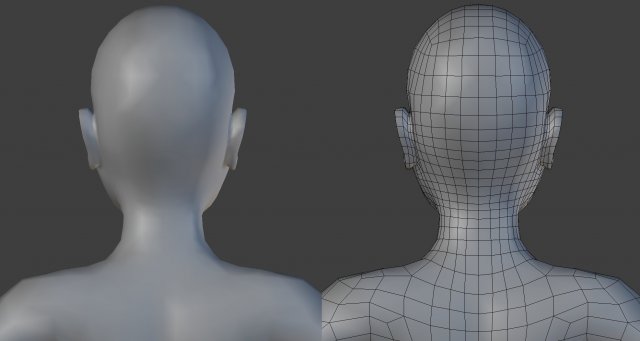 woman base 3D Model in Woman 3DExport