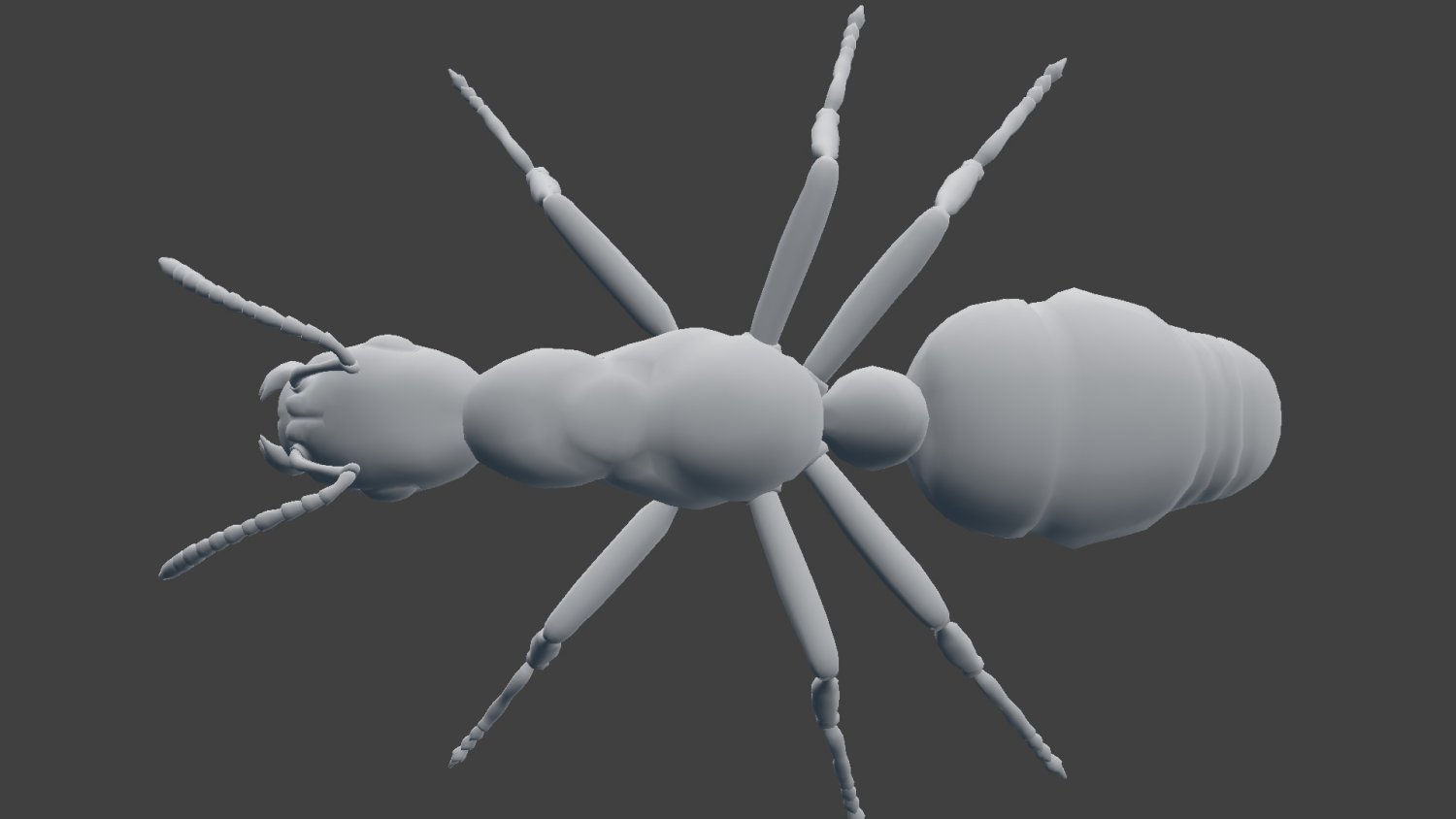 Ant Model 3D Model in Insects 3DExport