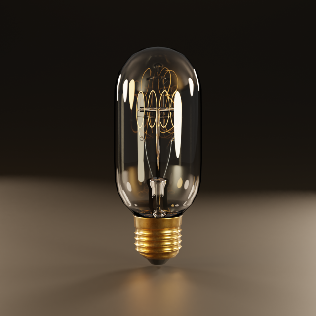 low poly antique light bulbs 3D Model in Decoration 3DExport