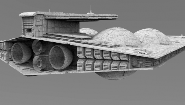 interdictor - immobilizer 418 star destroyer - star wars 3D Model in ...