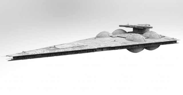 interdictor - immobilizer 418 star destroyer - star wars 3D Model in ...