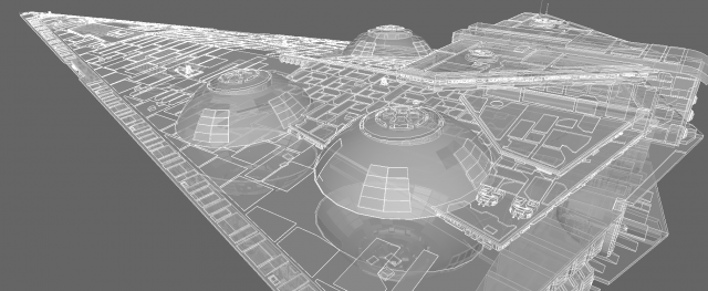 interdictor - immobilizer 418 star destroyer - star wars 3D Model in ...