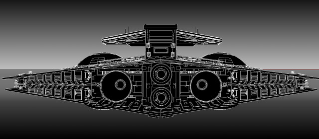 interdictor - immobilizer 418 star destroyer - star wars 3D Model in ...