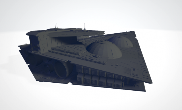 interdictor - immobilizer 418 star destroyer - star wars 3D Model in ...