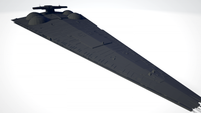 interdictor - immobilizer 418 star destroyer - star wars 3D Model in ...