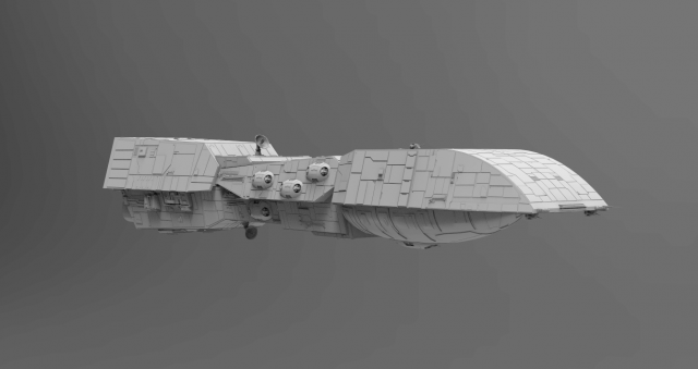 interdictor - immobilizer 418 star destroyer - star wars 3D Model in ...