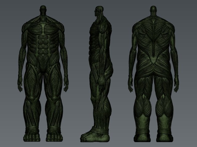 Attack on Titan Titan Titan 60m 3D Print Model in Figurines 3DExport