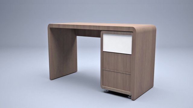 modern desk 3D Model in Desk 3DExport