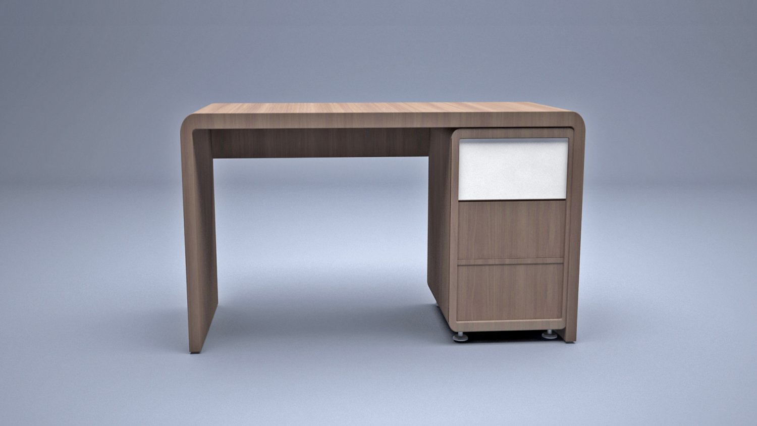 Modern Desk 3D Model in Desk 3DExport