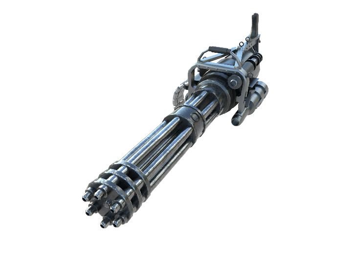 M134 Mini Gun 3D Model in Machine Gun 3DExport